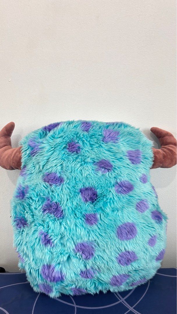 DISNEY MONSTERS INC Sulley Sullivan head Plush Pillow, Hobbies & Toys ...