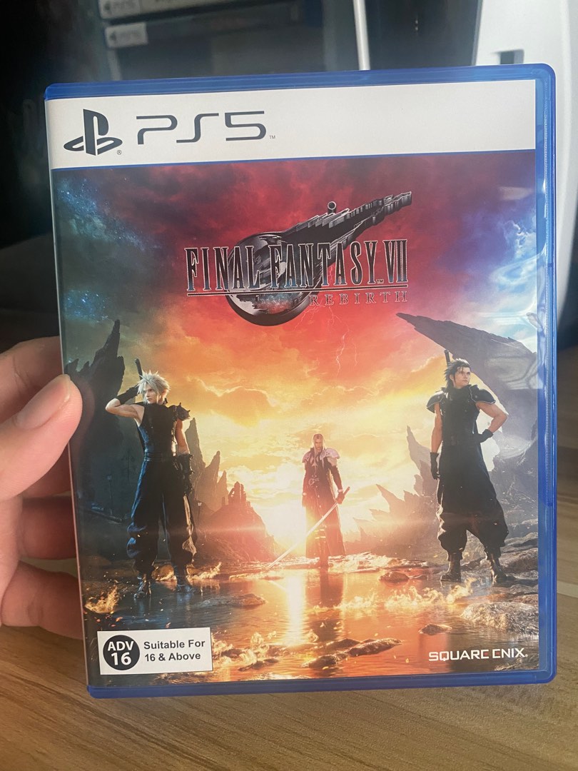 Final Fantasy VII 7 Rebirth PS5 Playstation 5 Game Disc Blueay, Video ...