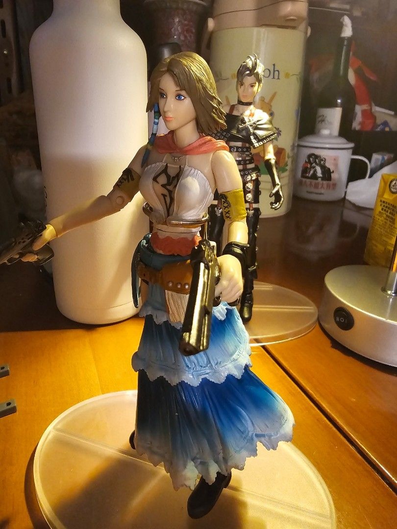 Final Fantasy X-2 FFX2 PLAY ARTS Yuna Action Figure 正版Square Enix Final ...