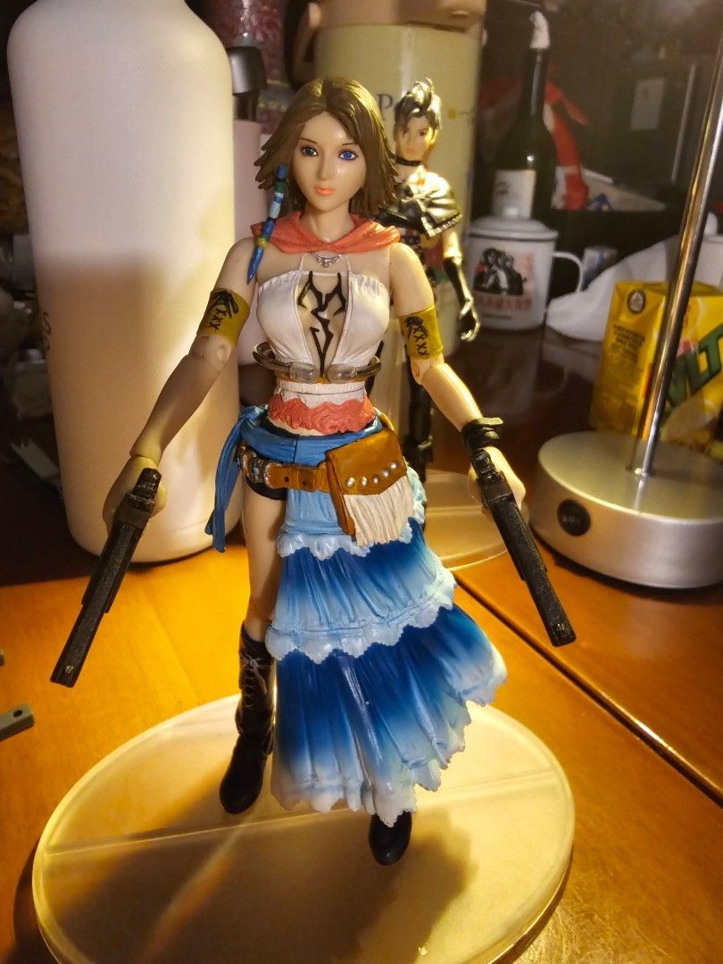 Final Fantasy X-2 FFX2 PLAY ARTS Yuna Action Figure 正版Square Enix Final ...