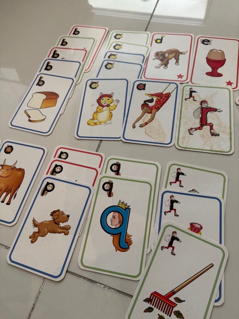 [First Owner] Letterland Phonics First Rhyming Flashcards (52 phonics ...