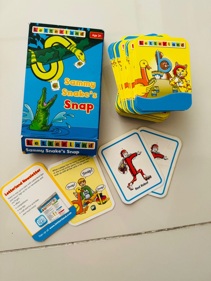 [First Owner] Letterland Phonics - Sammy Snake SNAP!, Babies & Kids ...
