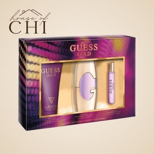 Guess Gold Perfume Set for Woman, Beauty & Personal Care, Fragrance ...