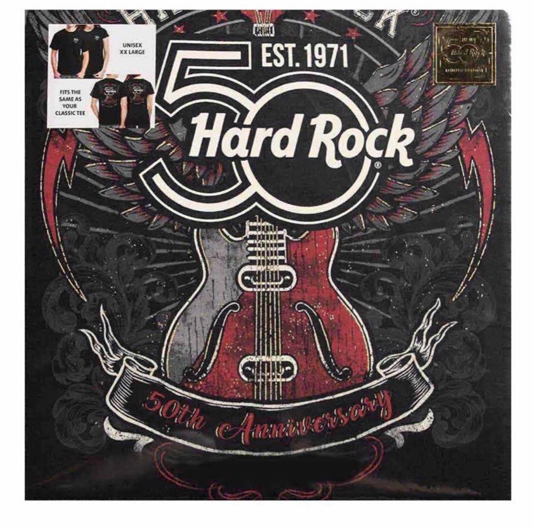 HARD ROCK COLLECTION, Men's Fashion, Tops & Sets, Tshirts & Polo Shirts ...