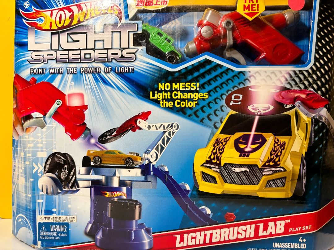 ＃女王節特價！風火輪Hot wheels LIght Speeders Light Brush Lab Paint with the ...