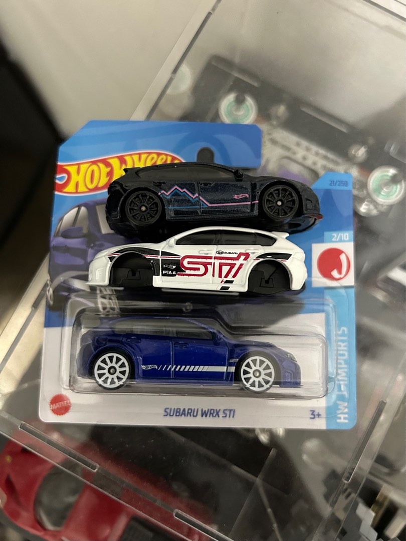 HOT WHEELS SUBARU WRX STI SHORT CARD WITH TWO LOOSE, Hobbies & Toys ...