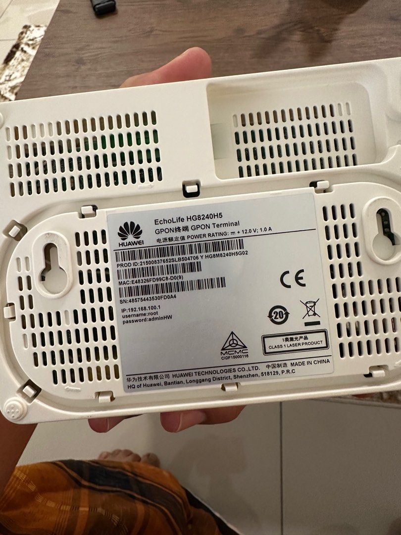 Huawei Echolife Hg H Modem Computers Tech Parts Accessories Networking On Carousell