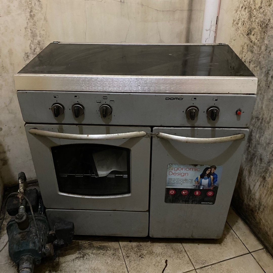 Kompor Gas 4 Tungku Merk Domo (Freestanding Cooker) Model DG940/S ...