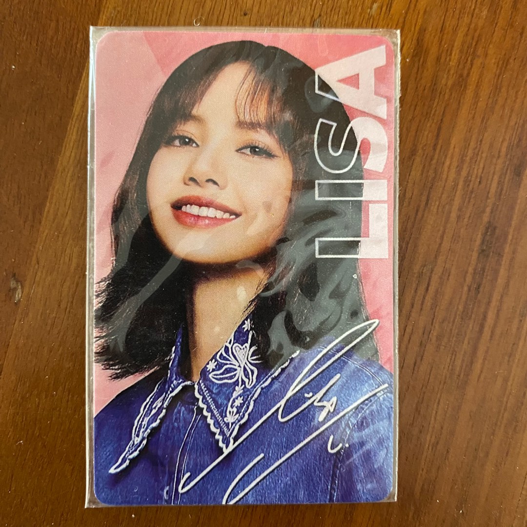 Lisa Blackpink Oreo Card, Hobbies & Toys, Memorabilia & Collectibles, K ...