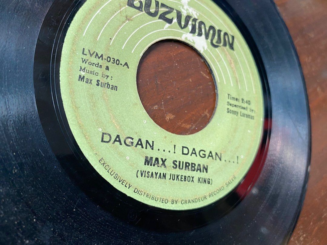 Max Surban - Dagan … ! Dagan … ! / Doray - OPM Rare Philippine Album ...
