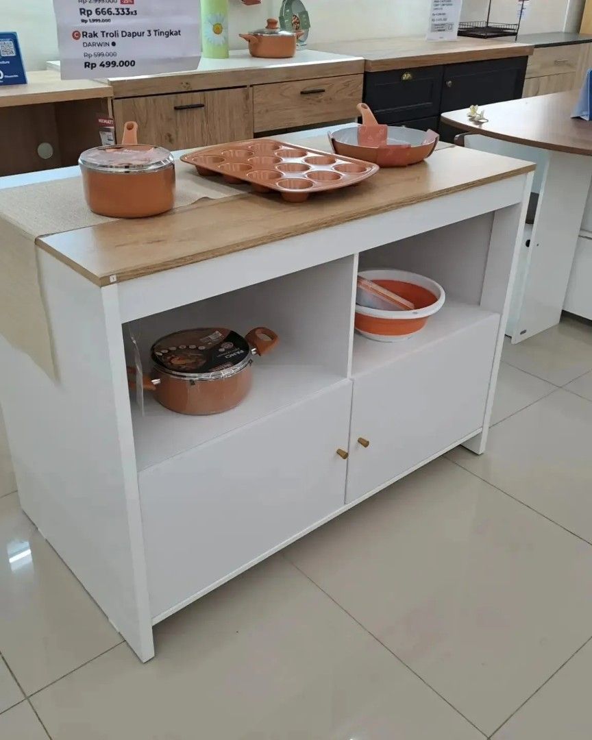 Meja kitchen island, Perabotan Rumah di Carousell