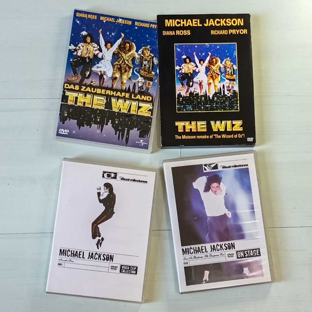 MICHAEL JACKSON DVD SET: 3-DISC THIS IS IT, 3-DISC VISION + BOOKLETS ...