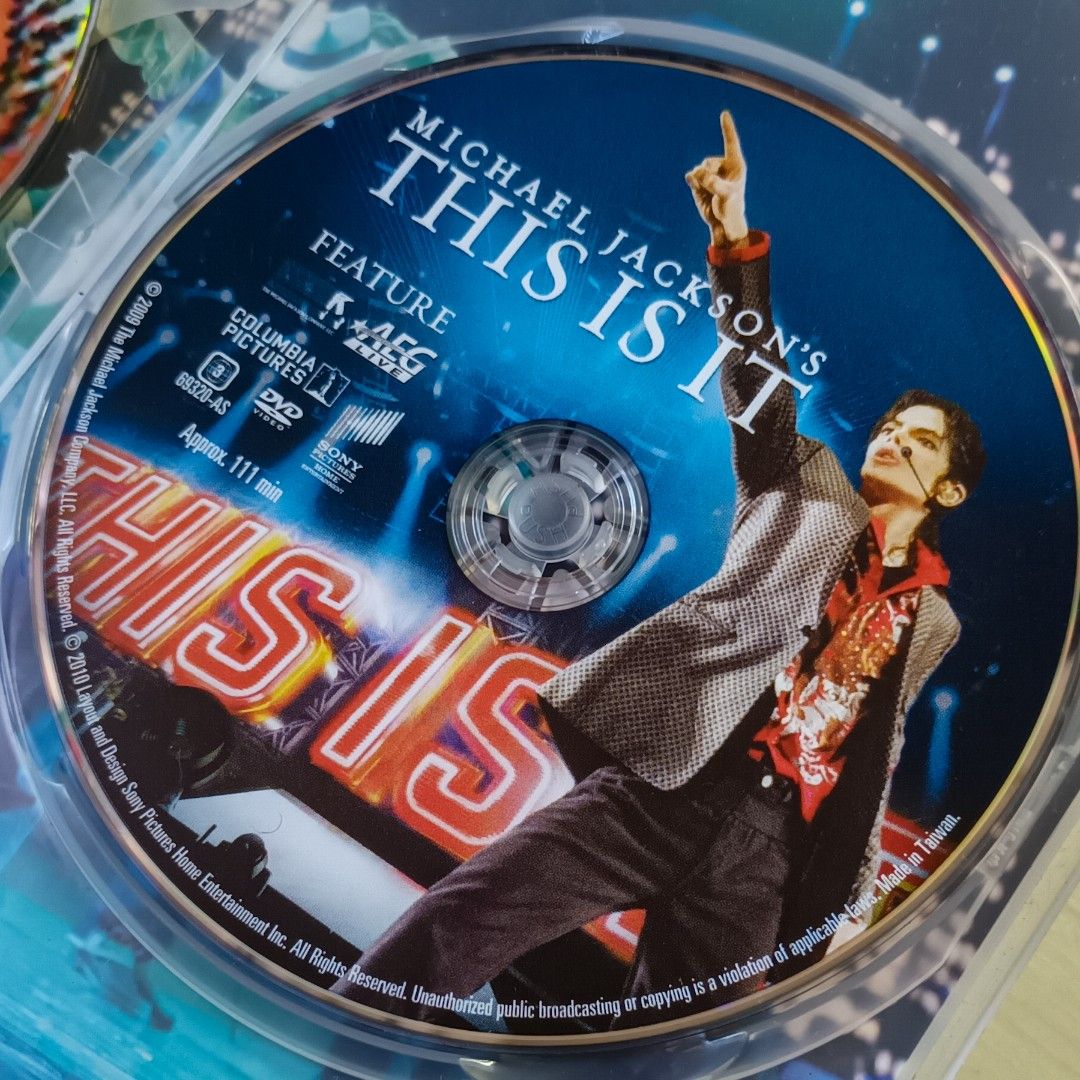 MICHAEL JACKSON DVD SET: 3-DISC THIS IS IT, 3-DISC VISION + BOOKLETS ...