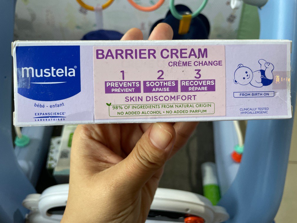 Mustela Barrier Cream 50 ml mengurangi kemerahan dan ruam popok ...