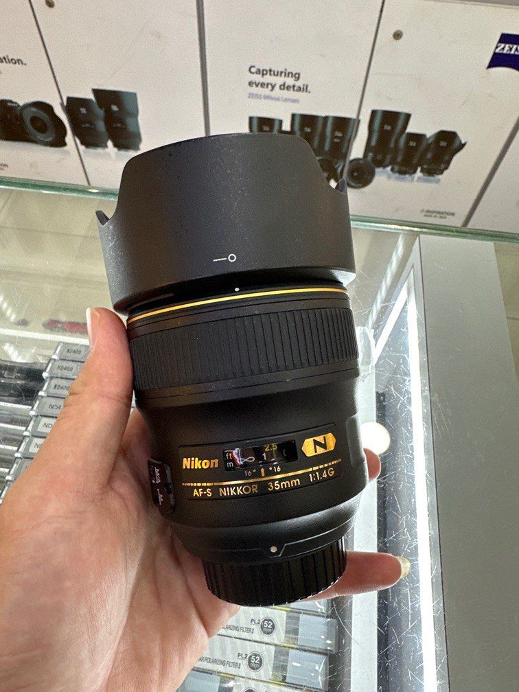 Nikon 35mm F1.4 G AFS Lens, Photography, Lens & Kits on Carousell
