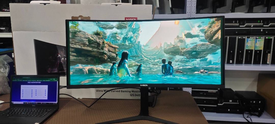 Nvision 34''ultrawide 4k resolution, Computers & Tech, Desktops on ...