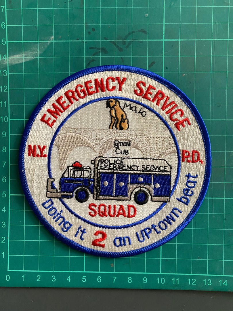 NYPD Patch New York Police Dept. Emergency Service Squad, Hobbies & Toys, Collectibles ...