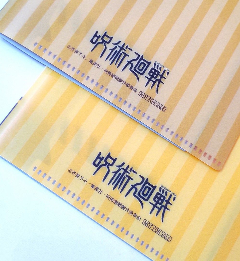 Official Jujutsu Kaisen Ticket File Sega Exclusive Nanami Kento Geto ...