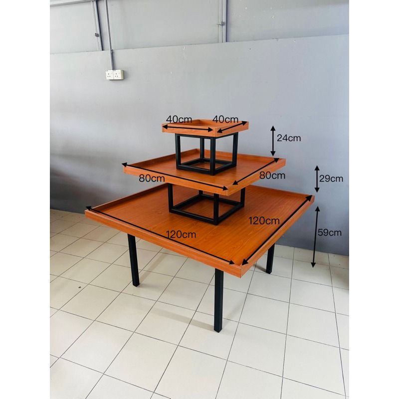Oppa Fountain Table 3 Layer Display Table, Furniture & Home Living ... Oppa Fountain Table 3 Layer Display Table, Furniture & Home Living ...