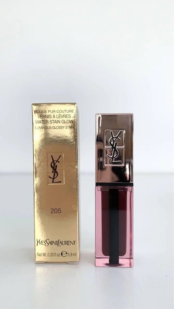 [ORIGINAL] AUTHENTIC READY STOCK YSL WATER STAIN GLOW LIPSTICK - 205 ...