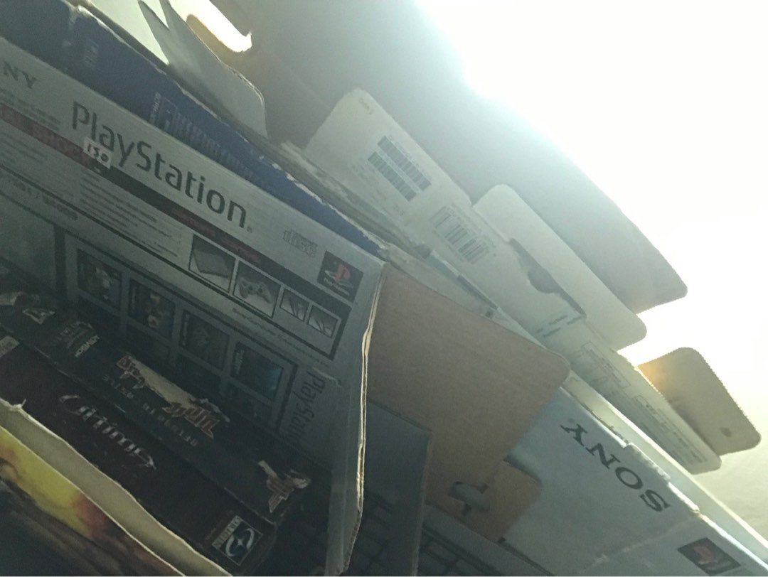 Original carton box ps1 PlayStation, Video Gaming, Video Games ...