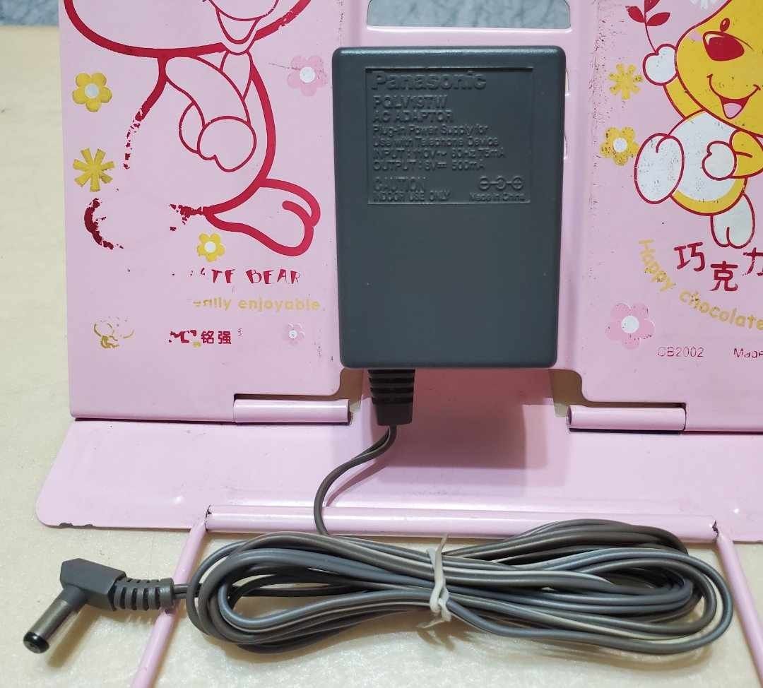 Panasonic國際牌無線電話機電源轉接器電源線 型號PQLV19TW 歡迎至三重自取, 電視及其他電器 , 轉換器及插頭在旋轉拍賣