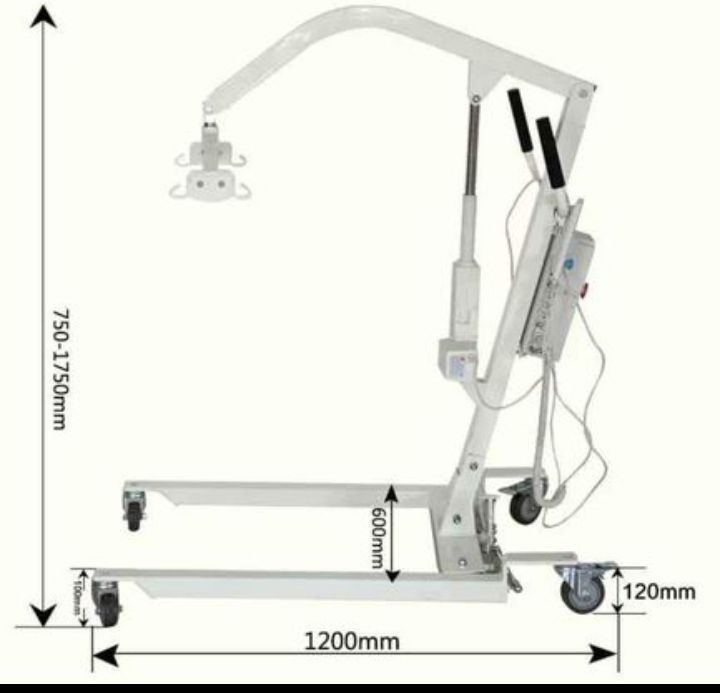 PATIENT TRANSFER HYDRAULIC HOIST MANUAL & ELECTRIC, Health & Nutrition ...