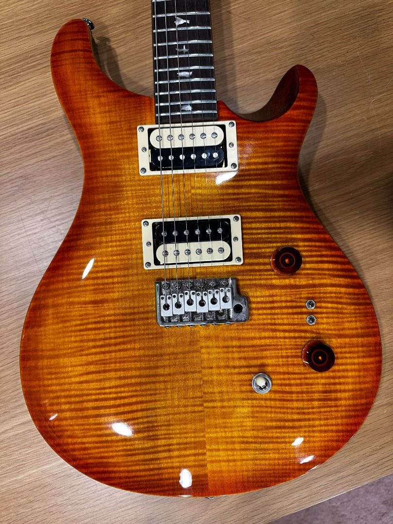 PRS SE Custom 24 Electric Guitar w/Bag, Vintage Sunburst (outfitted ...