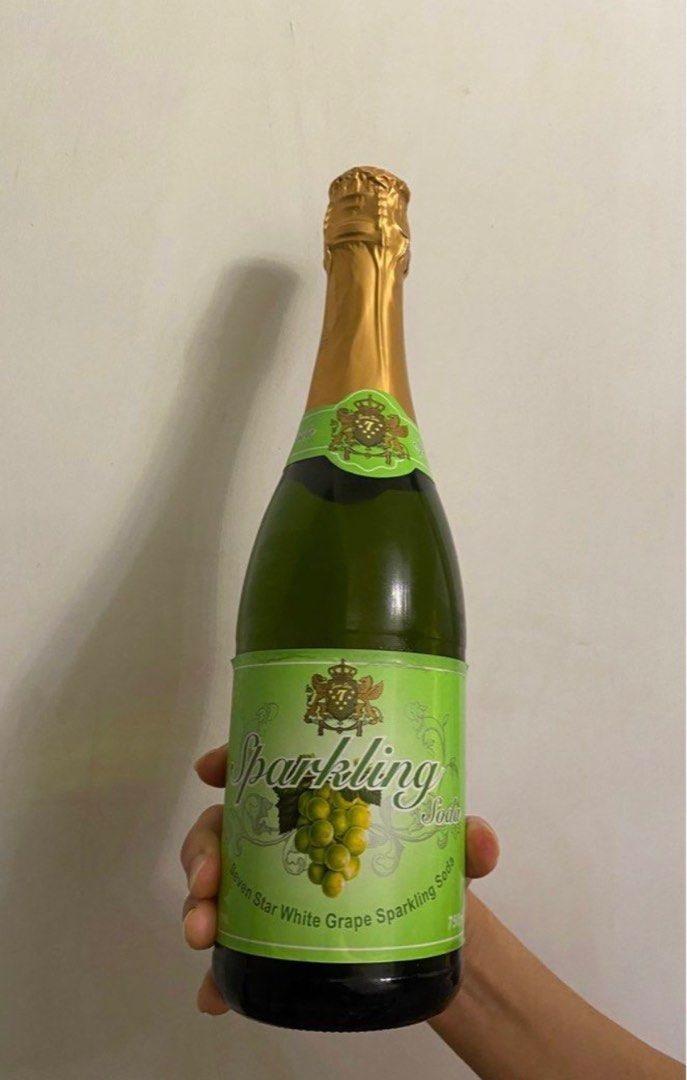 Seven Star White Grape Sparkling Soda, 嘢食 & 嘢飲, 酒精飲料 - Carousell