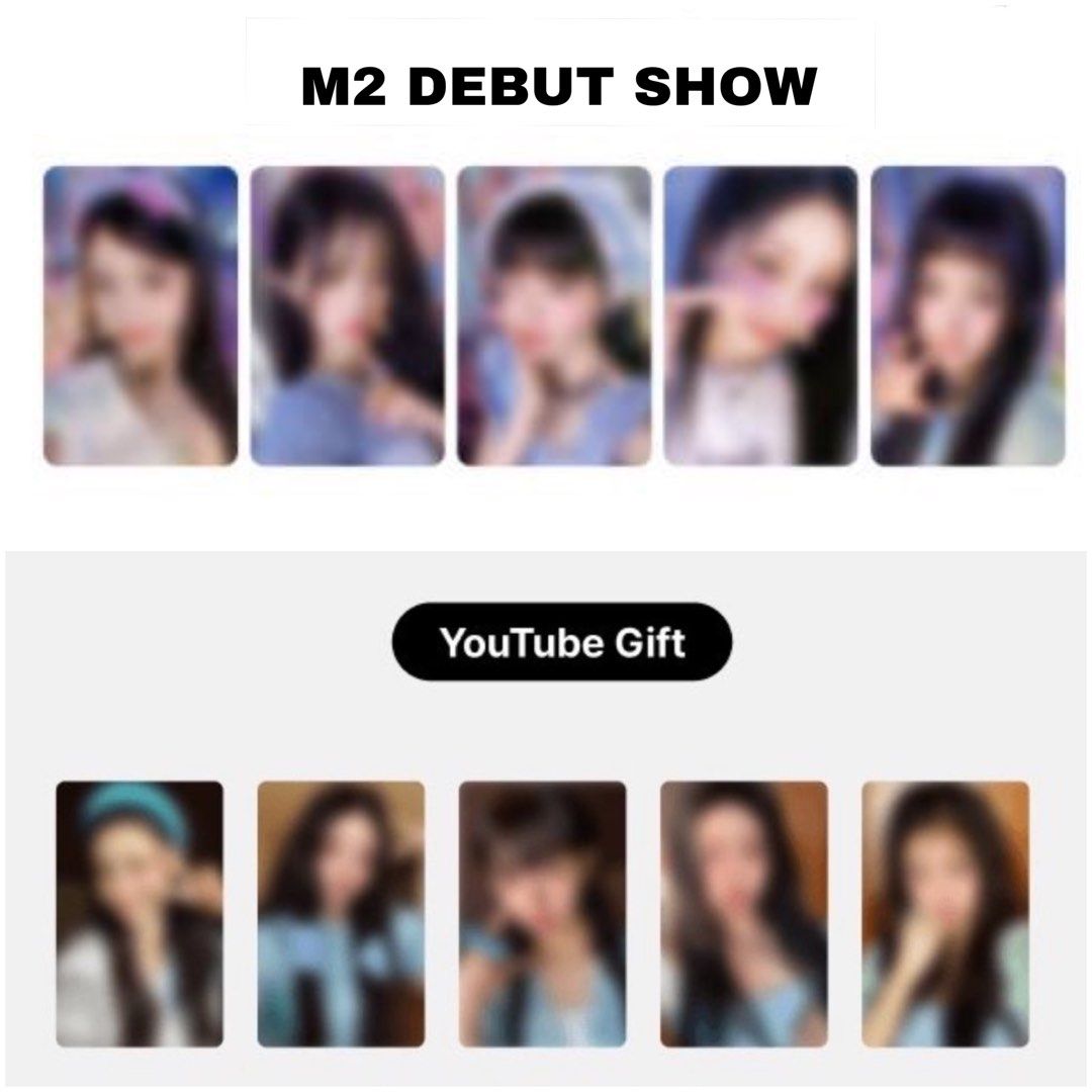 [SHARING] illit super real me m2 debut show youtube gift pob pc yunah minju moka wonhee iroha ...