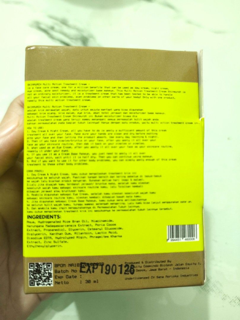 Skin murch multi action treatment cream, Kesehatan & Kecantikan, Kulit ...