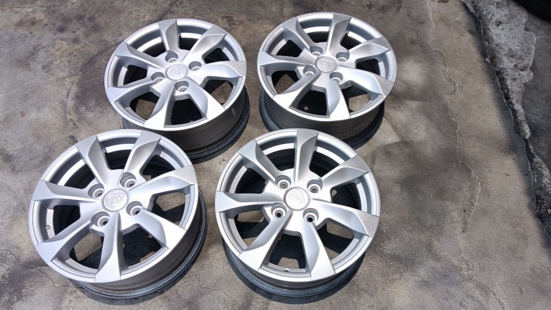 Sport rim proton 15 Persona waja iriz Ori, Auto Accessories on Carousell