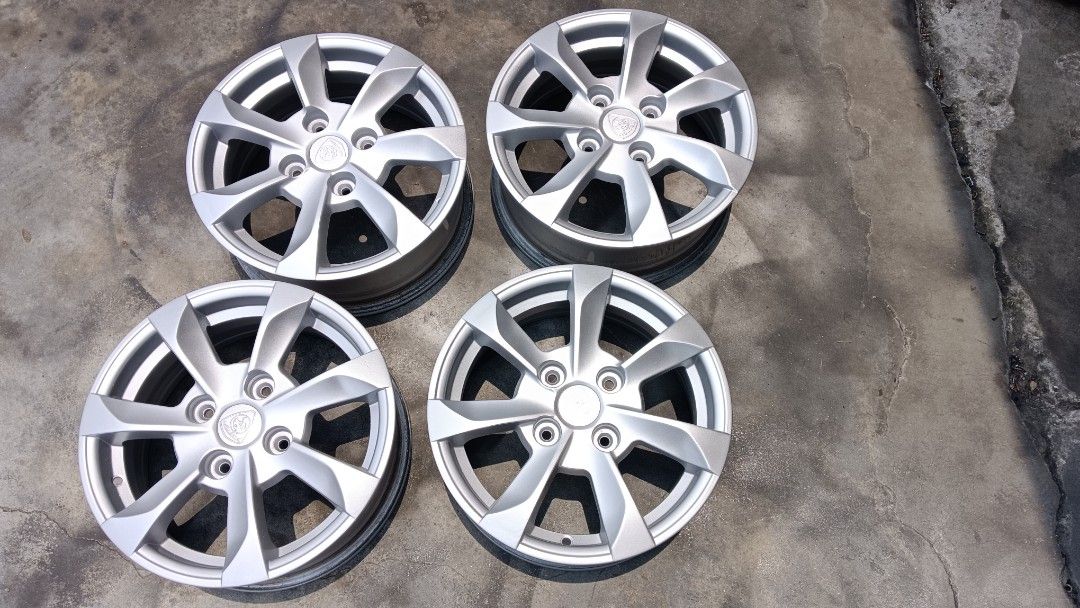 Sport rim proton 15 Persona waja iriz Ori, Auto Accessories on Carousell