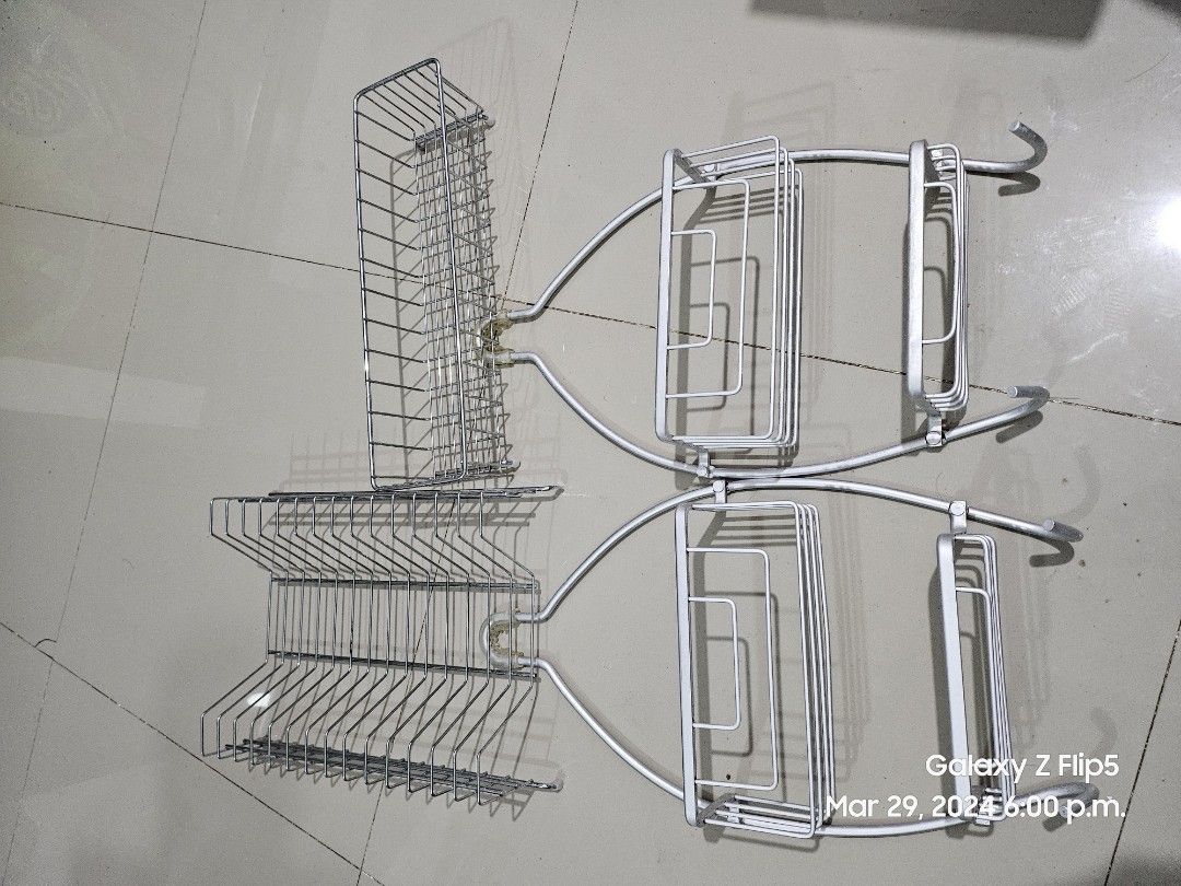 Stainless steel dinnerware rack, Furniture & Home Living, Kitchenware ...