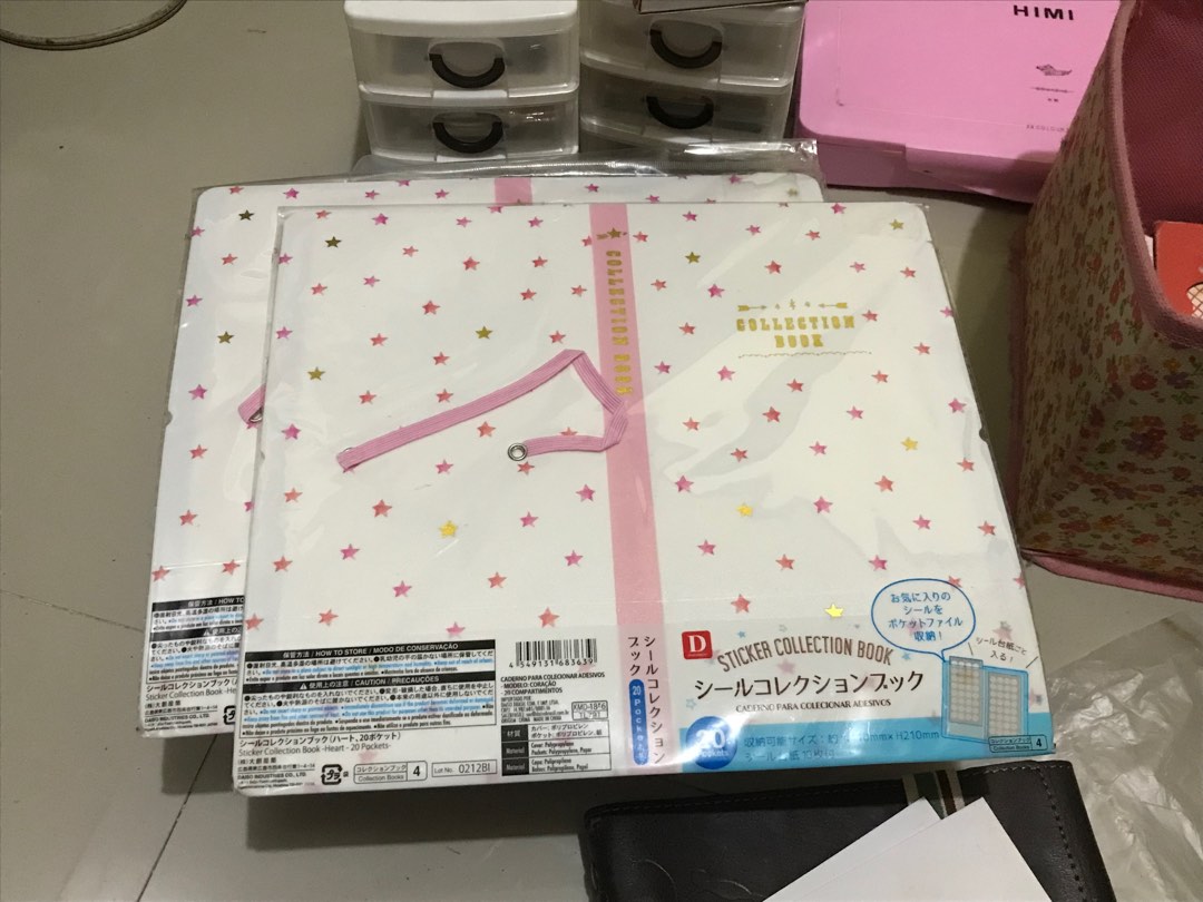 Sticker collection book from Daiso (sticker album, sticker organizer ...
