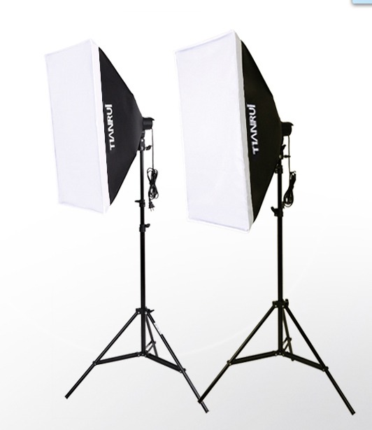 Tianrui Light Stand & Softbox Set x2, Photography, Photography ...