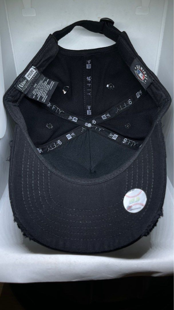 Topi New Era 9 Forty NY Logo Besi, Fesyen Pria, Aksesoris, Topi di ...