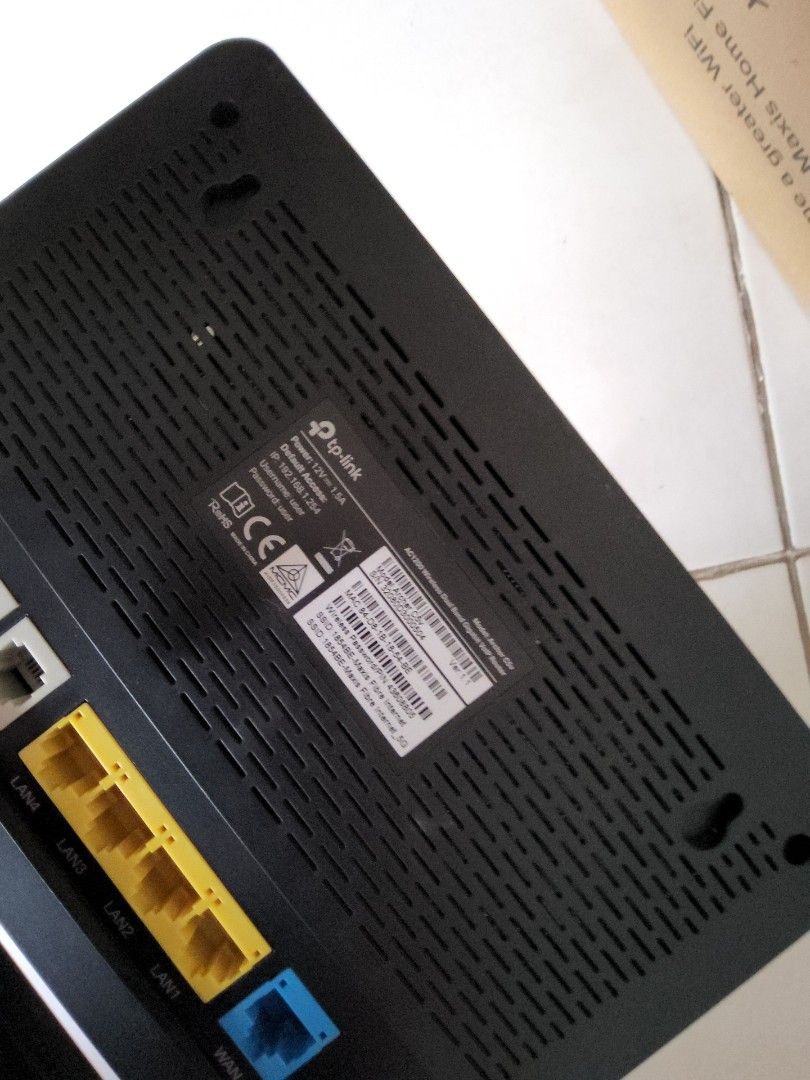 Tplink Maxis router, Computers & Tech, Office & Business Technology on ...