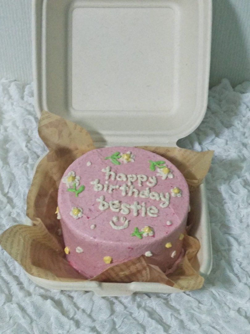 Bento Cake 4 inch for birthday party gathering afternoon tea, Food ...