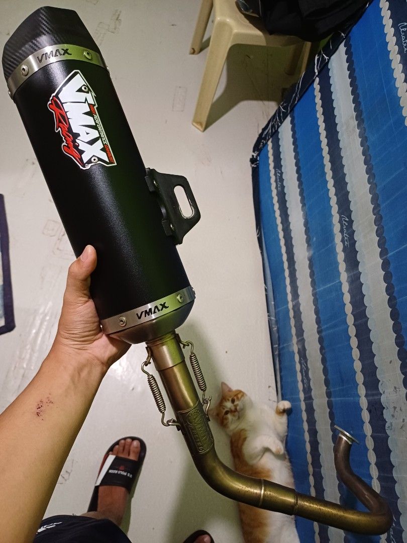 Vmax power pipe for honda click 125i v1, v2, v3, Motorbikes, Motorbike ...