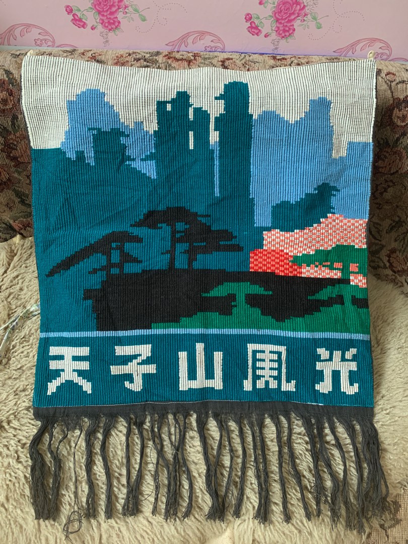 Wall hanging/pajangan/taplak/alas Sulam kristik Handmade antik vintage ...