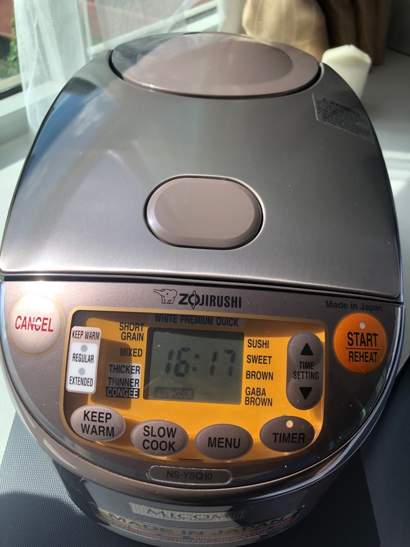 Zojirushi premium rice cooker NS-YSQ10, TV & Home Appliances, Kitchen Appliances, Cookers on ...