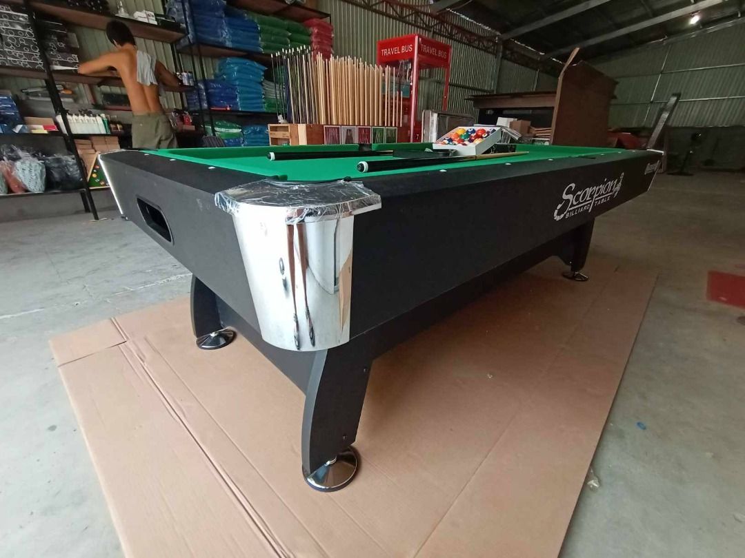 4x8Ft. SCORPION JR SIZE BILLIARD TABLE, Sports Equipment, Sports ...