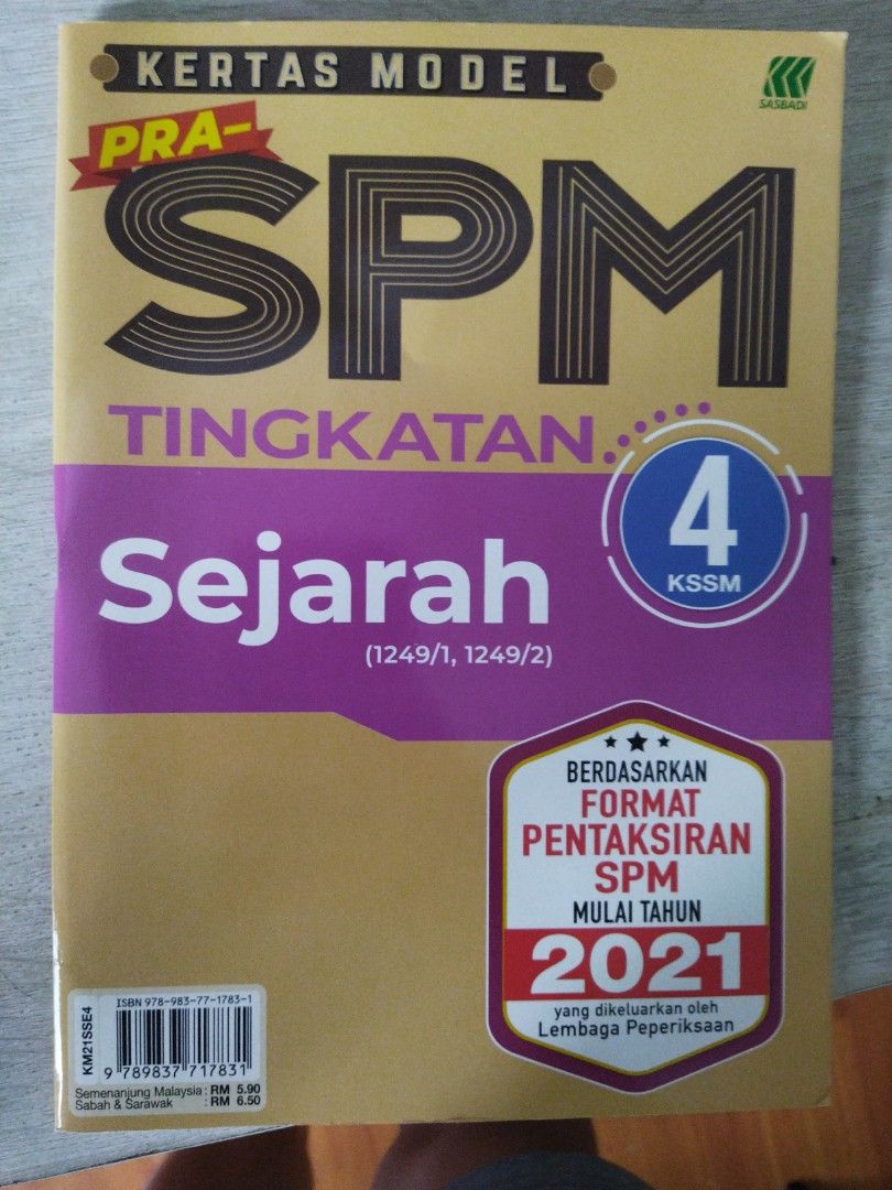 80% OFF Spm latest format sejarah exercises, Hobbies & Toys, Books ...