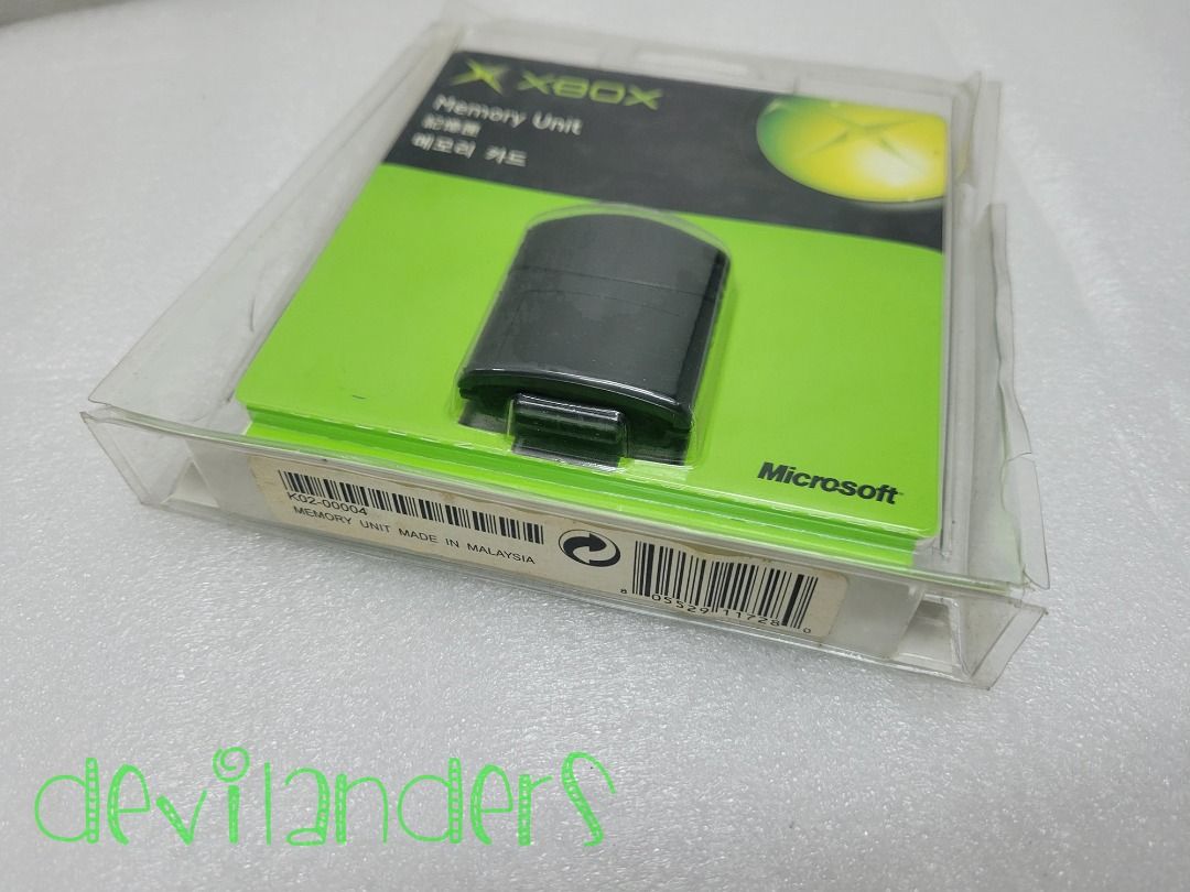 全新 未開 XBOX Memory Unit 記憶卡 MICROSOFT, 電子遊戲, 遊戲機配件, 遊戲週邊商品 - Carousell