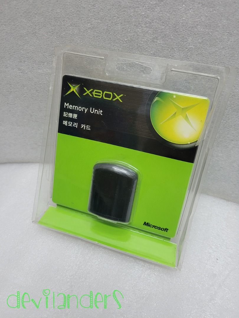 全新 未開 XBOX Memory Unit 記憶卡 MICROSOFT, 電子遊戲, 遊戲機配件, 遊戲週邊商品 - Carousell