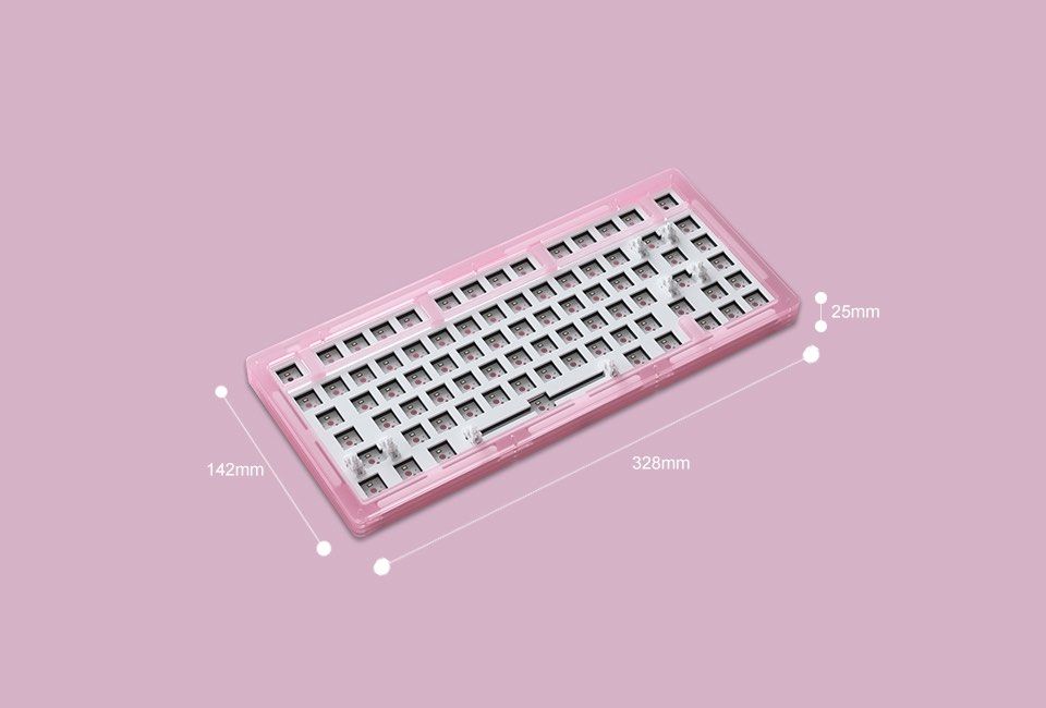 AKKO - ACR75 75% 81-Key Arcylic Gasket Mount Mechanical Keyboard Kit ...