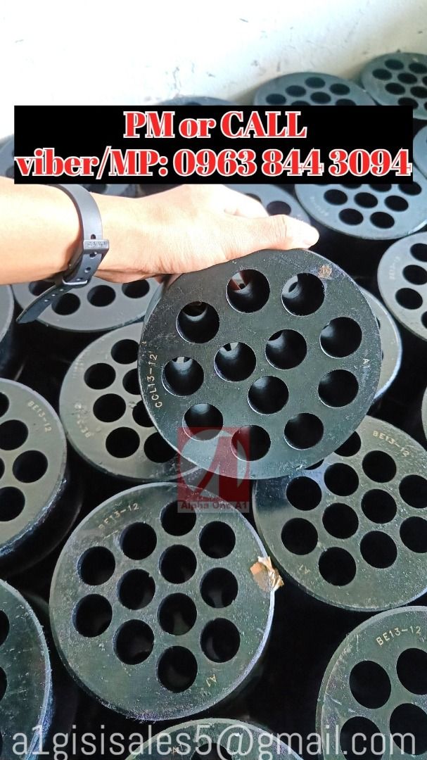 ANCHOR BLOCK AND ANCHOR GRIPS 12.7MM PRESTRESSING MATERIALS FOR BRIDGE ...