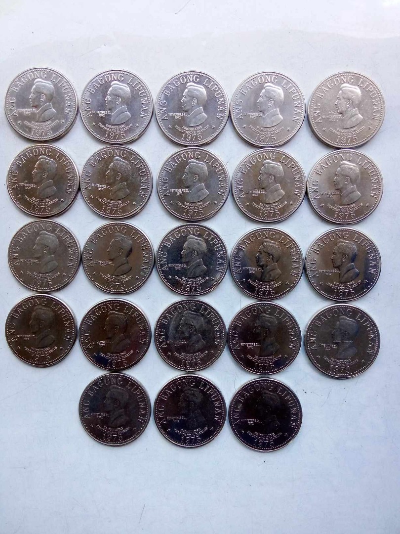 Ang Bagong Lipunan 5 peso coins, Hobbies & Toys, Memorabilia ...