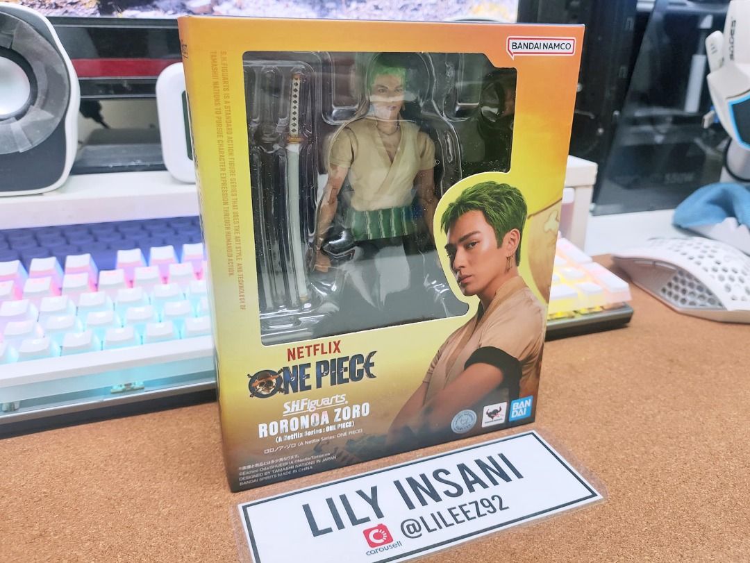 BANDAI NAMCO - SHFIGUARTS SHF RORONOA ZORO ONE PIECE NETFLIX LIVE ...